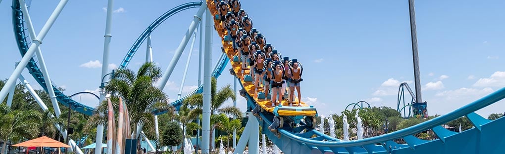 All rides of Seaworld Orlando - Themeparkplanner